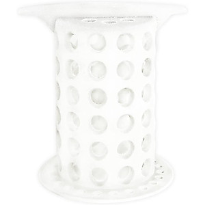 ShowerShroom The Revolutionary 2" Stand-Up Shower Stall Drain Protector Hair Catcher/Strainer, White