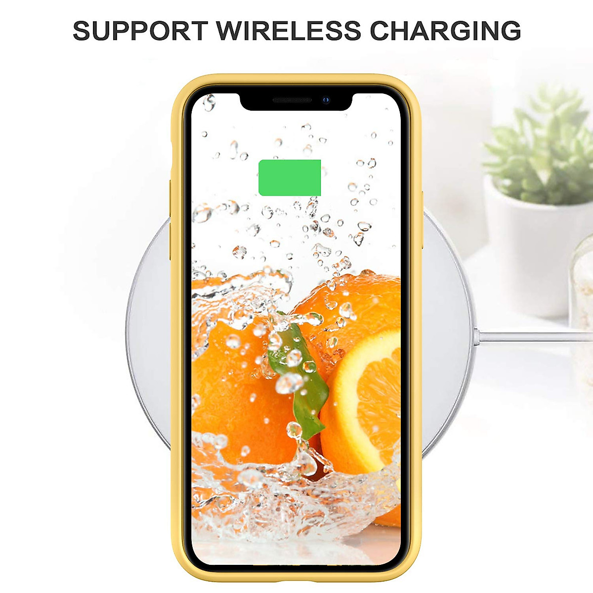 BENTOBEN for iPhone XR Cases, Liqud Silicone Gel iPhone XR Phone Case with Anti-Slip Microfiber Lining Hard Back Rubber Bumper Shockproof Full-Body Protective Case Cover for iPhone XR 6.1", Yellow