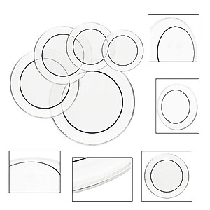 Professional 12" 13" 14" 16" 22" PET Drum Heads Drum Skin w/Dot Set Clear