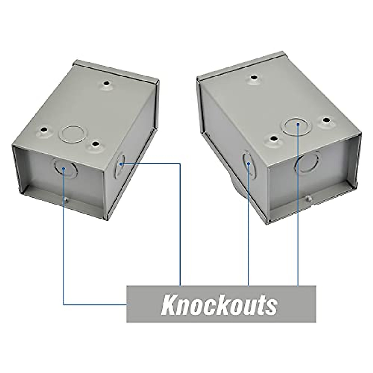 aqxreight - 30 Amp Generator Power Inlet Box, TT-30P Power Inlet Box, 125 Volt, Max Power 3750 Watts, Weatherproof, Outdoor Use