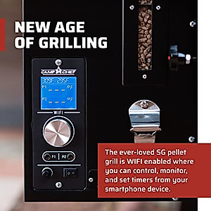 Camp Chef 24 in. WIFI SmokePro SG Pellet Grill & Smoker - WIFI & Bluetooth Connectivity (Black)