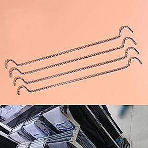 WellieSTR Additional Rods for Pant Trolley, 20-Pack, 40cm/15.74"