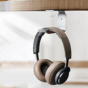 ANIIC Headset Stand Headphone Stand Hanger Wall Mount Headphone Hook Save Space Durable Aluminum Headset Stand Holder Headphone Stand (Color : Gris)