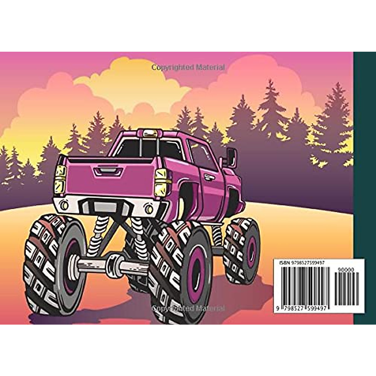 Autograph Book: Monster Truck Cover | Memory Book, Signature Celebrity Memorabilia Album Gift, Size 8.25" x 6" By Leo Weiss