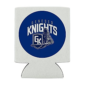 State University of New York at Geneseo Primary Logo Can Cooler - Drink Sleeve Hugger Collapsible Insulator - Beverage Insulated Holder