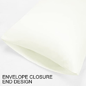 uxcell 2 Pack Silk Satin Pillowcase for Hair and Skin, Cool, Silky, Soft Breathable Pillow Cases Travel Size 14x20 Inch with Envelope Closure