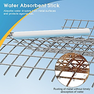 NUHUi 14 Pcs Lab Desiccant Moisture Drying Stick Consumables Can be Reused, Excellent Water Absorption Performance Lab Consumables Absorbent Paper Towels Can be Used at Home
