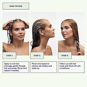 Maria Nila Sheer Silver, Shampoo 11.8 Fl Oz, Neutralizes Golden Shades, Violet Pigments Gives Cool Tone, 100% Vegan & Sulfate/Paraben free