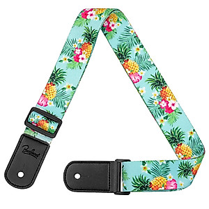 BestSounds Pineapple Ukulele Strap & Hawaiian Style Shoulder Strap Suitable for Soprano Concert Tenor Baritone String Instruments (Pineapple)