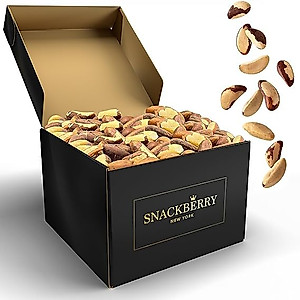 Raw Brazil Nuts - Half Pound | Deliciously Nutritious Nuts for Keto Diet and Healthy Snacking | Premium Quality, Unsalted and Perfectly Portioned in Resealable Bags- No Preservatives, Mr