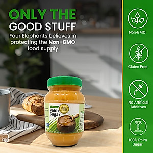 Four Elephants Premium Palm Sugar Non-GMO 16 oz (1)