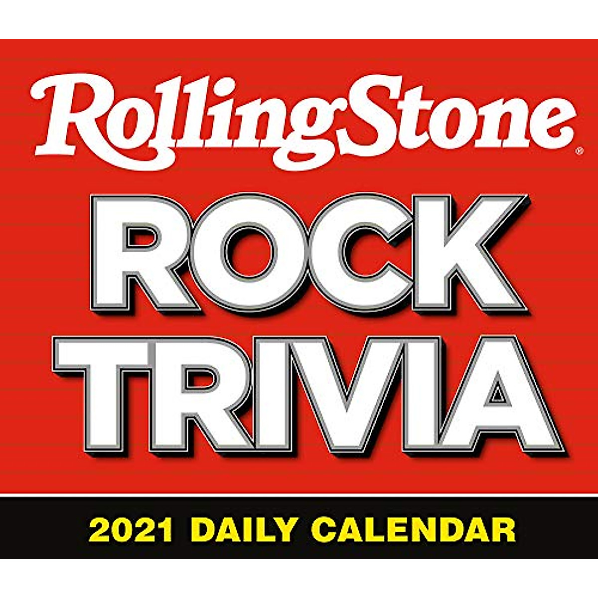 2021 Rolling Stone Rock Trivia Boxed Daily Calendar