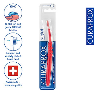 Curaprox CS Surgical Mega-Soft Toothbrush, Red