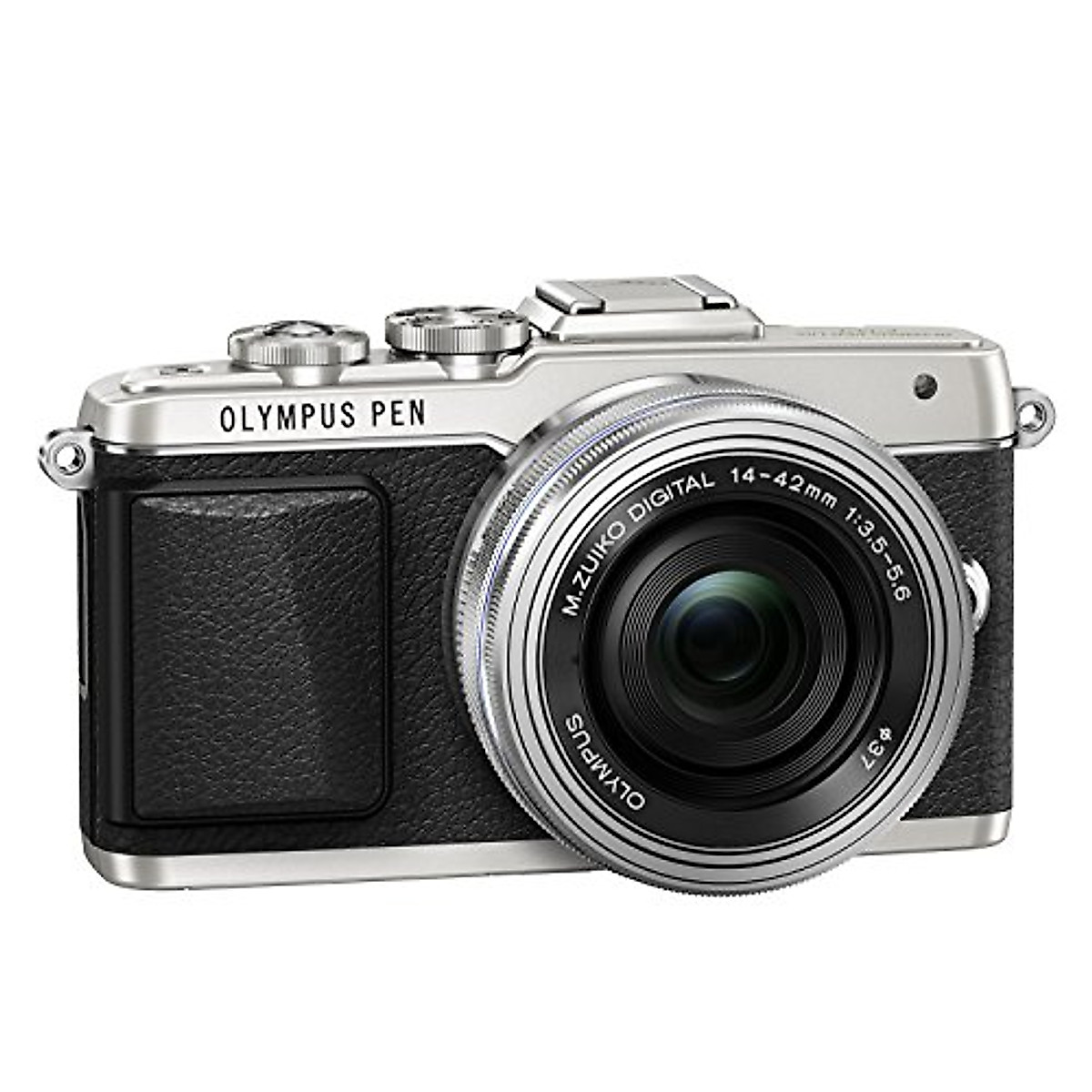 Olympus E-PL7 16MP Mirrorless Digital Camera with 3-Inch LCD with 14-42mm EZ Lens (Silver) - International Version
