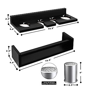 Hair Tool Organizer Wall Mount, Hair Dryer Holder, Blow Curling Iron Holder, Hair Organizer Storage Hairdryer Holder for Bathroom, Vanity Hot Styling Hair Straightener Brush Tool Accessory for Woman