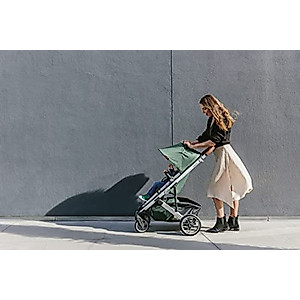 Cruz V2 Stroller - Gwen (Green Melange/Carbon/Saddle Leather)