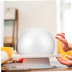 Parliky Spherical Cake Mold Foam Cake Mold Dummy Cake Rounds Polystyrene Cake Dummies Sphere Mold Cake Display Cake Dummy Doll Cake Mould Blocks White Accessories Multifunction to Rotate