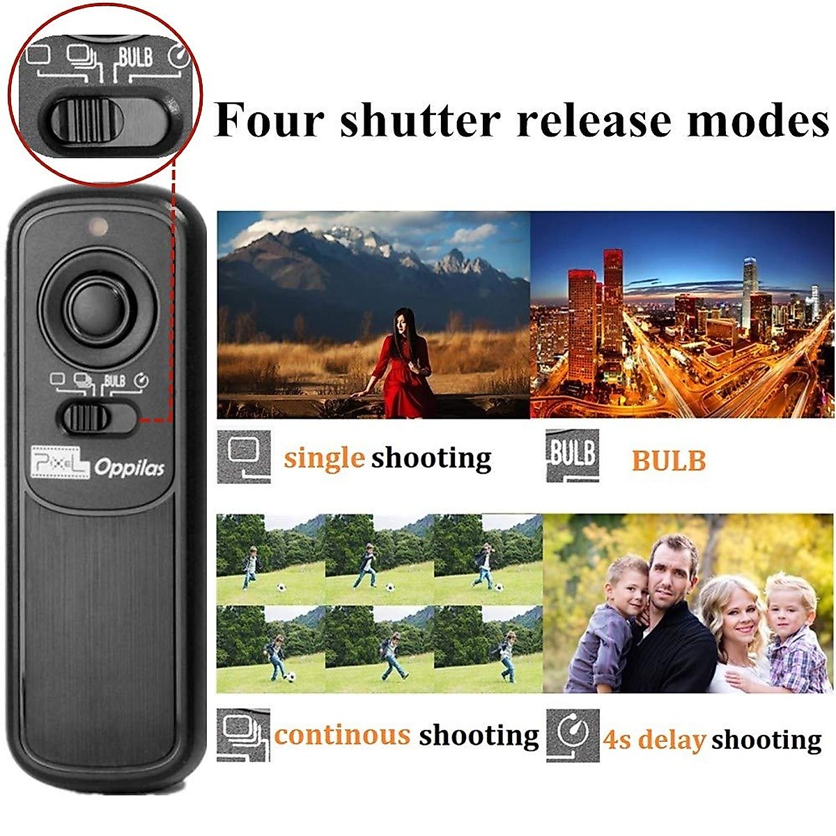 Pixel 2.4GHz Digital Wireless Remote Control S2 Remote Shutter Release for Sony A58 A68 A1 A9 A7 A7II A7R A7RII A7S A5000 A5100 A6000 A6300 A6400 A6500 A6600 RX100II HX300 HX400 HX400V HX50V HX90 RX10