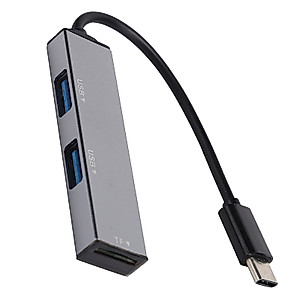 3 in 1 USB C ,USB Docking Station,Multi Port Type C Adapter,Type?C Interface Converter,Plug?in Reader, Extension,Dual USB 3.0 Ports,for Flash Drives, Mice, Keyboards
