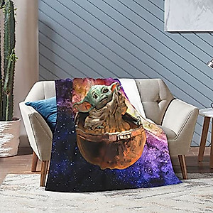 Baby Blanket Fleece Blankets Ultra Soft Bed Throw Blanket Decorative Plush Fuzzy Cozy Blanket for Bed, Sofa, Couch, Travel, 60x50 inches