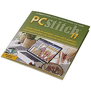 M & R Technologies Pc Pro Cross Stitch Software Version 11, Multicoloured, 19.3 x 13.71 x 3.55 cm