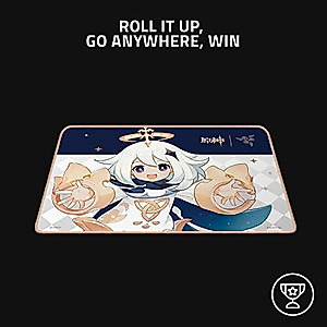 Razer Goliathus Speed Soft Gaming Mousepad: Medium - Smooth Cloth Surface - Optimized for All Sensitivity Settings & Sensors - Easy to Roll Up & Deploy - Anti-Slip Base - Genshin Impact Edition