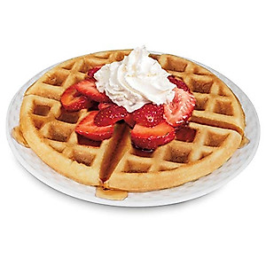 Hamilton Beach Belgian Waffle Maker with Non-Stick Copper Ceramic Plates, Browning Control, Indicator Lights, Stainless Steel (26081)