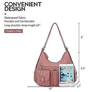 Soft Washed Leather Hobo Women Handbags Roomy Multiple Pockets Street ladies' Shoulder Bag Fashion Tote Satchel Bag
