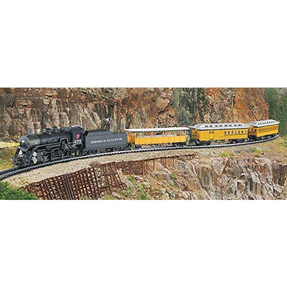 Bachmann Trains - Durango & Silverton Ready To Run Electric Train Set - HO Scale