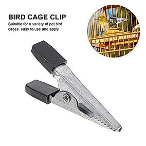 20Pcs Bird Cage Clips Safety Clip Door Lock Parrot Cage Safety Clip Pet Cages Accessories Parakeet Toys