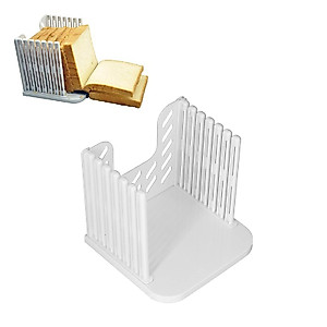 Bread Cutter, Bread Slicer,ABS Bread Slicing Tool, Sandwiches Bread Cutter, Simple Structure, Exquisite Workmanship, Different Spacings of Knife Guide Slots to Meet the Needs of Use