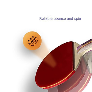 Ping Pong Balls 3 Star Resilient Advanced Training 40+ Table Tennis Balls 100 Pack (White)