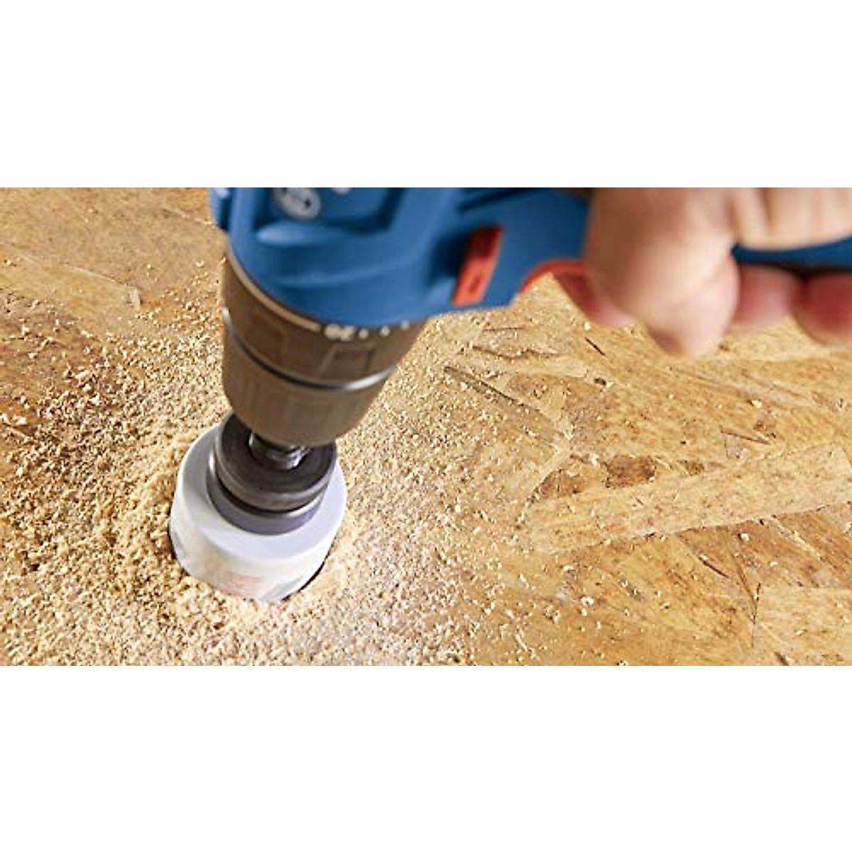 BOSCH HSBIM9 9-Piece Bi-Metal Hole Saws Assorted Kit with SpinLOCK Universal Arbor with Included Carrying Case for General Purpose Applications in Wood, Aluminum, Metal, Plastic Materials