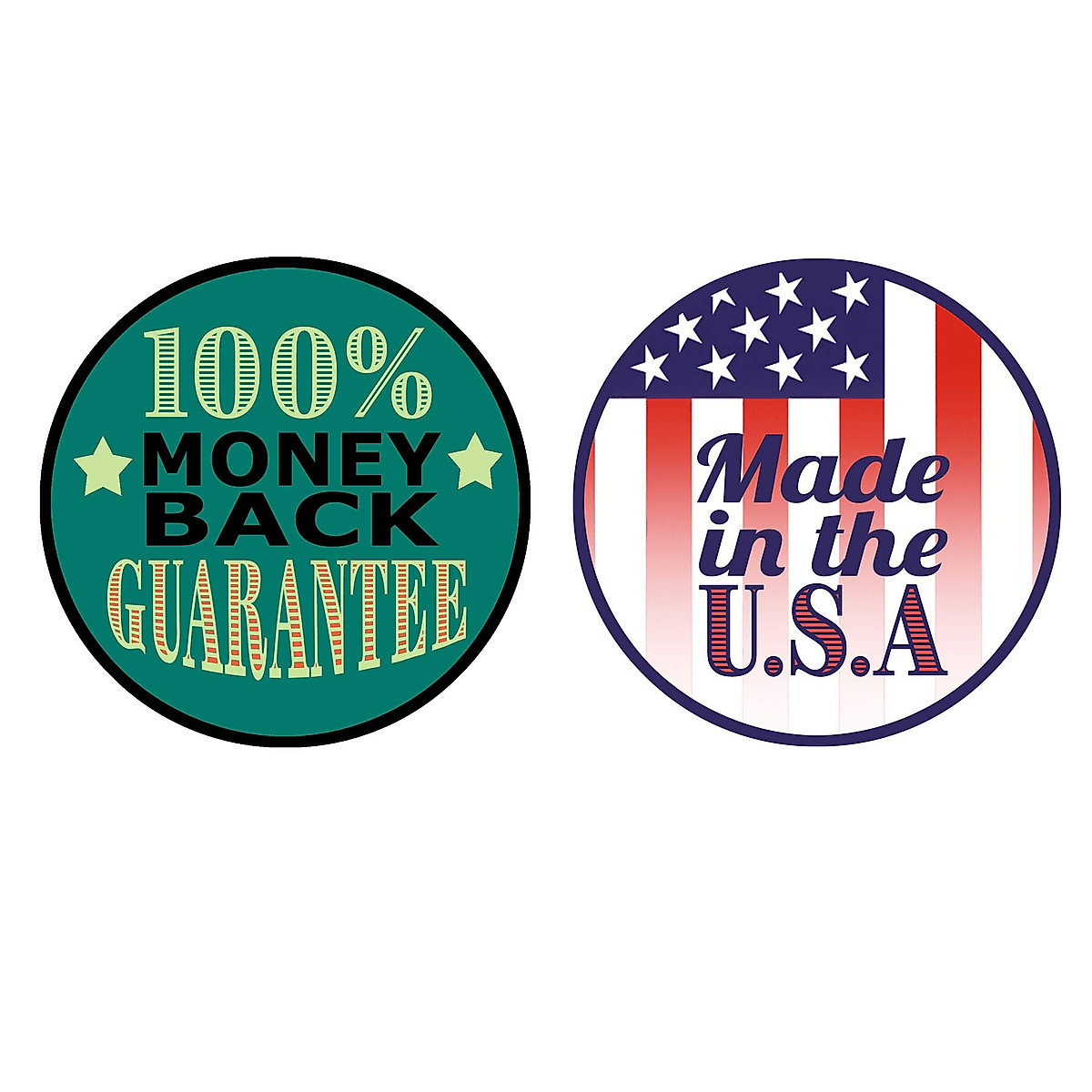 American Flag Envelope Seals - 1.2" Circle Stickers - 144 America USA Circle Stickers (Flag)