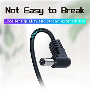 Cootime Professional Step Up Cable Power Supply Cable for Roland Aerophone AE-10/20/30, USB 2.0 A Type Male Input 5V to DC 5.5x2.1mm Male Output 6V (Fixed Output 6V, 2.62FT/0.8M/Black)