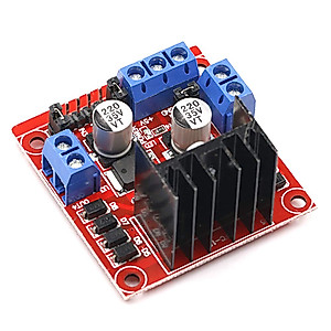 ACEIRMC 8pcs L298N Motor Driver Controller Board DC Dual H-Bridge Robot Stepper Motor Control and Drives Module for Arduino Smart Car Power MEGA R3 Mega2560