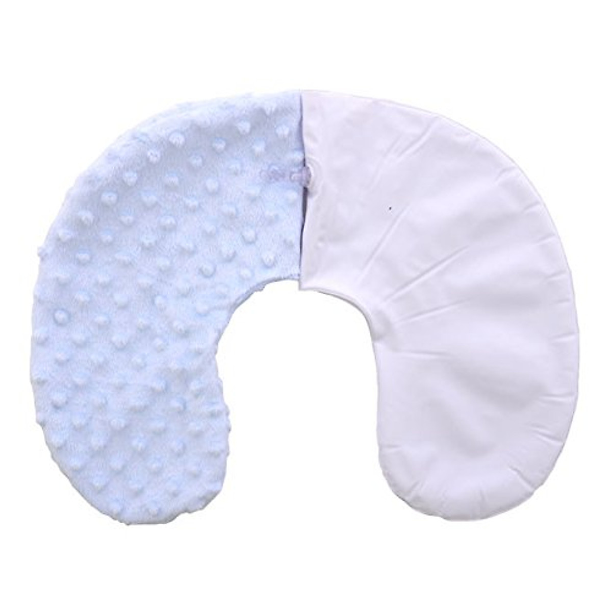 Neck Pillows Baby Kids Travel Pillow Inflatable Head Support Pillow Cute Cozy U Shape Neck Pillow for Car Seat Airplanes Train Soft Washable Chin Neck Support Pillow for Toddler Boys Girls (Blue)