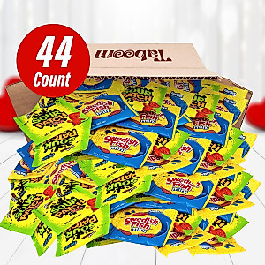 Valentine’s Day SourPatchKids Swedish Fish Candy Bulk for Romantic Sweet Indulgence - Individually Wrapped Mini Mix Variety Pack for Kids, Include 22 Gummy Treat Fun Size Bags, 9.7oz (44Count)