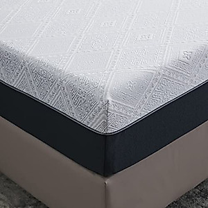 10 Inch Twin XL Memory Foam Mattress, Cool Gel Bamboo Bed Mattress in A Box, Made in USA, CertiPUR-US Certified, Breathable Medium Mattress