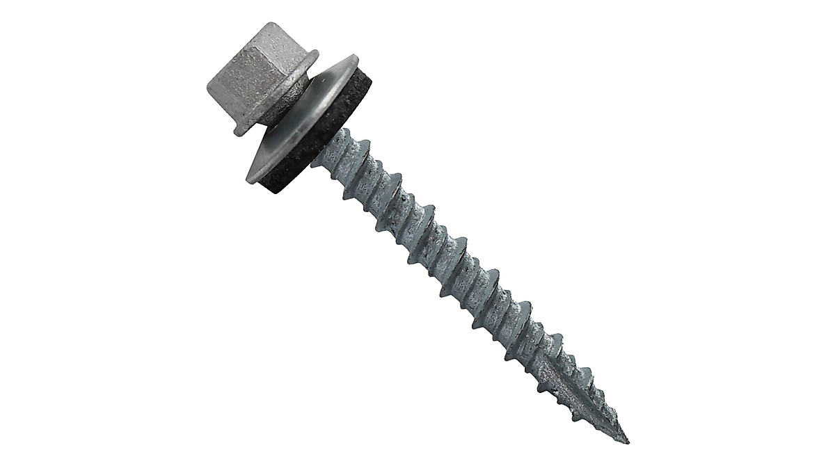 Metal Roofing Screws: (250) 10 x 1-1/2" Galvanized Hex Head Sheet Metal Roof Screw. Self ...