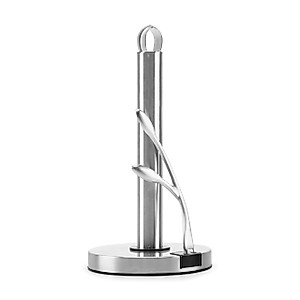Vine Series Paper Towel Holder by Everyday Solutions - Stainless Steel - Sleek Kitchen Roll Holder - Free Standing Vertical Paper Towel Stand for Home and Kitchen