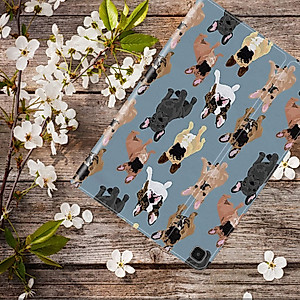 for Samsung Galaxy Tab A8 10.5-inch Case, Ultra-Thin Multi-Angle Bracket Full Body Case with Wake/Sleep Function, for Samsung Galaxy A8 2022 [SM-X200/X205/X207] - French Bulldogs