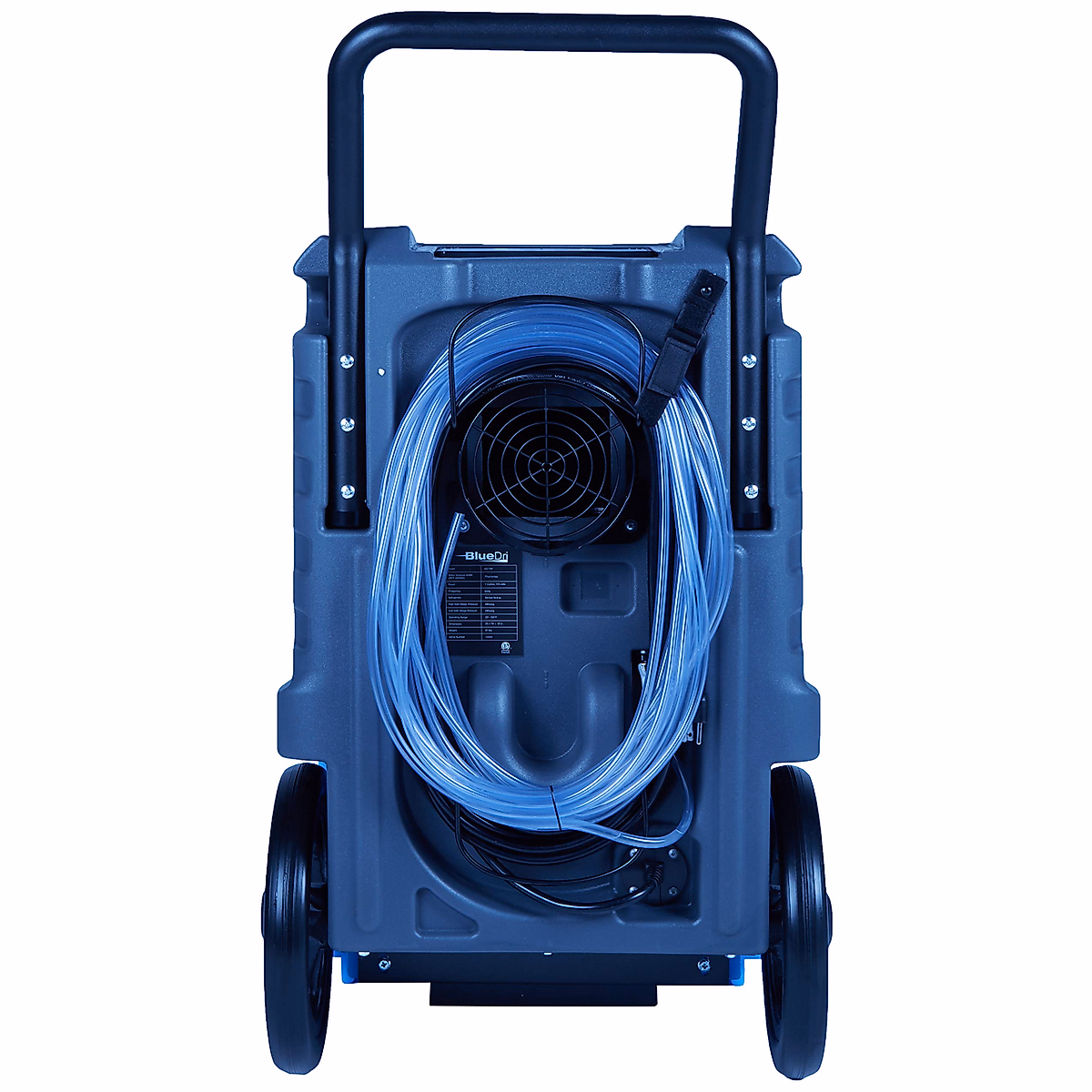 BlueDri BD-76 Commercial Dehumidifier for Home, Basements, Garages, and Job Sites. Industrial Water Damage Equipment - Pack of 1, Blue
