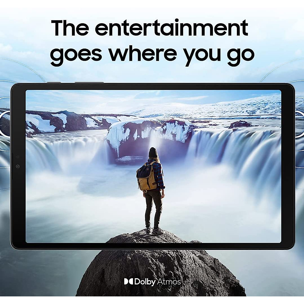 Samsung Tab A7 Lite 8.7" Silver 32GB Capacity 3GB RAM, Long-Lasting Battery 5,100mAh (SM-T220NZSAXAR) (Renewed)