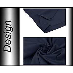 BIYLACLESEN Tactical Polo Shirt Men Pique Polo Shirts for Men Quick Dry Golf Solid Polo Active Shirt Warm Shirts for Men Tactical Military Shirt Navy