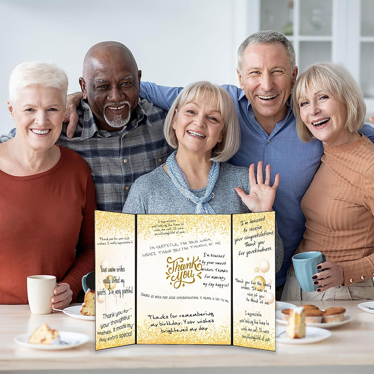 Sutjxc Thank You Party Guest Book Alternative Signature Certificate,Signature Thank You Sign,Retirement Office Party Decor, Thanks to Staff Teachers Professors Doctor Nurses Party Decorations