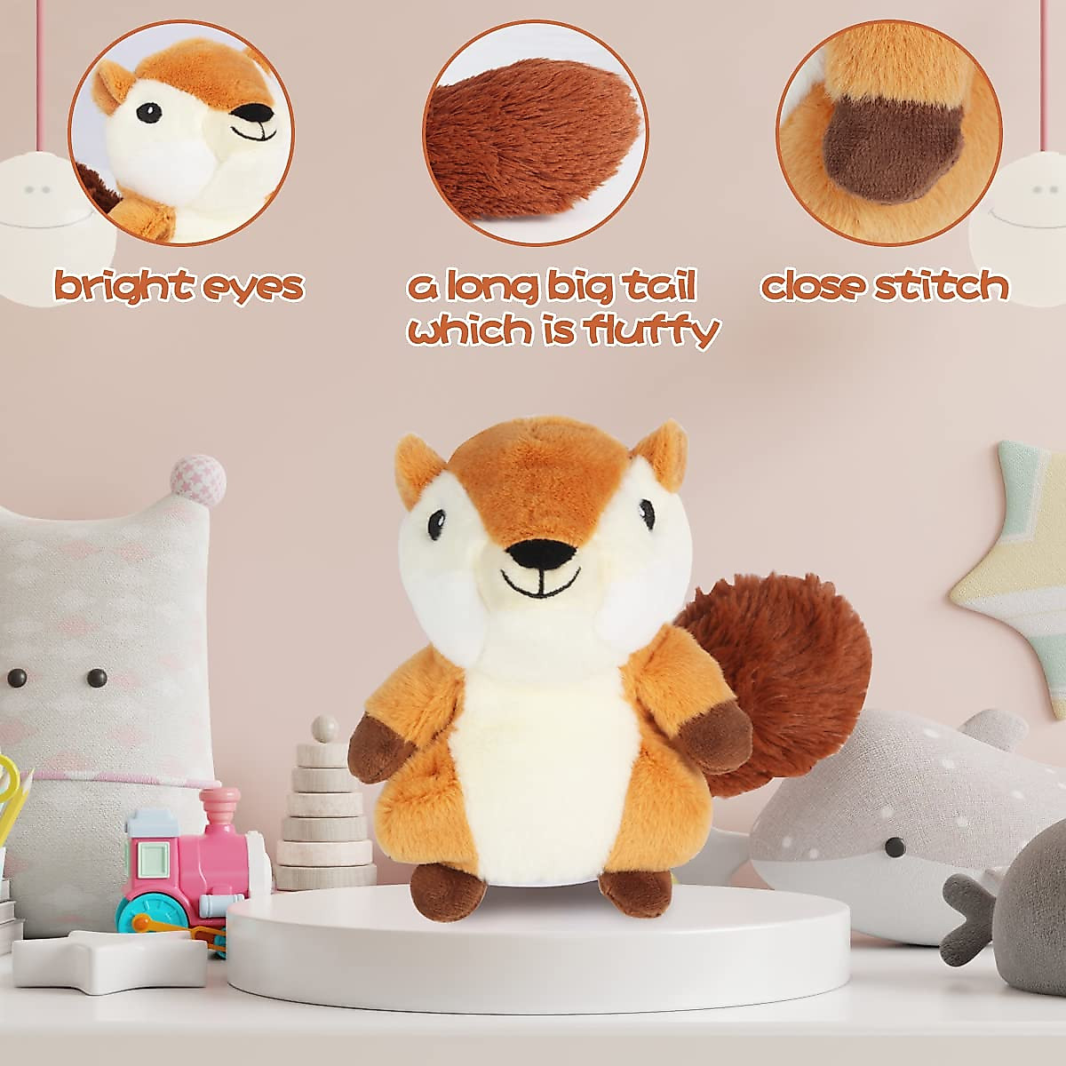XYH Toddler Toys Talking Hamster Repeats What You Say, Electronic Pet Talking Plush Toy, Ideal for Kids, Also Gift of Christmas.