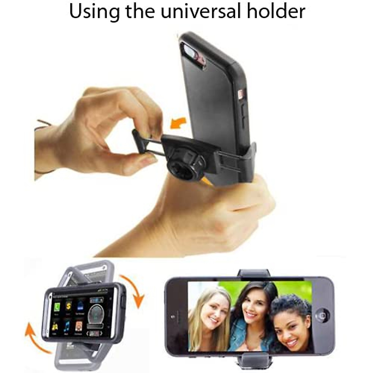 LycoGear Custom Fit Tesla 3/Y Smartphone Holder Air Vent Mount for All iPhone 14 13 Max Pro Plus Series/Galaxy S23 S22 S21 Ultra & All Other Android Phone for Tesla Model 3 III & Model Y (2016-2023)