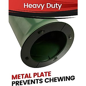 iPrimio 18" Squirrel Baffle - Easy Install Pole Wrap Around Baffle: Protect Hanging Bird Feeders, Squirrel Baffles for Bird Feeders, No Tool Install, Durable Weather Resistant, for Bird Feeder Poles