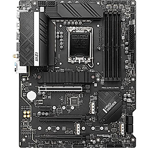 MSI PRO Z690-A WiFi ProSeries Motherboard (12th/13th/14th Gen Intel Core, LGA 1700 Socket, DDR5, PCIe 5, 2.5G LAN, M.2 Slots, Wi-Fi 6E, Bluetooth 5.3, ATX)